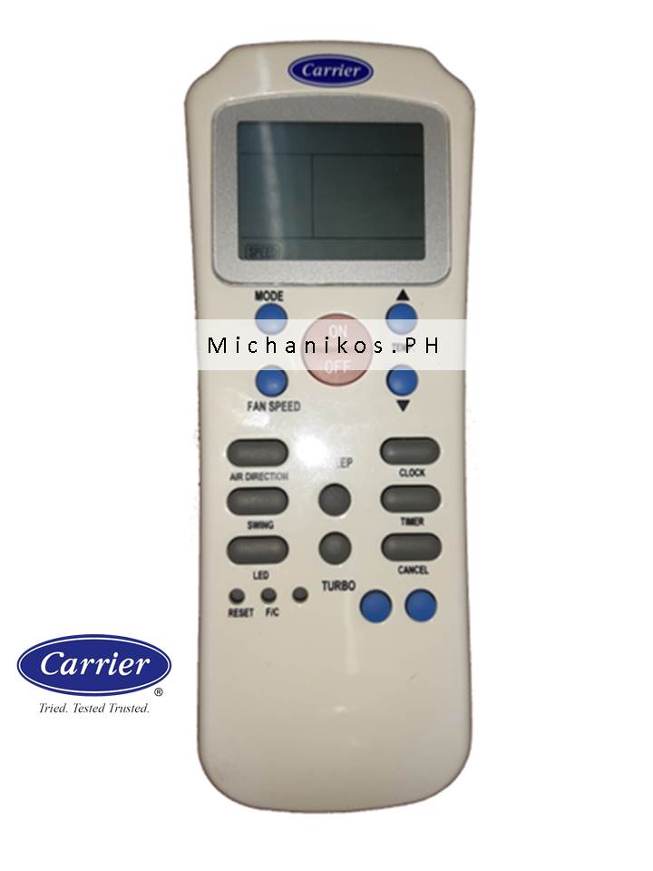 Carrier Optima Remote Control – Michanikos